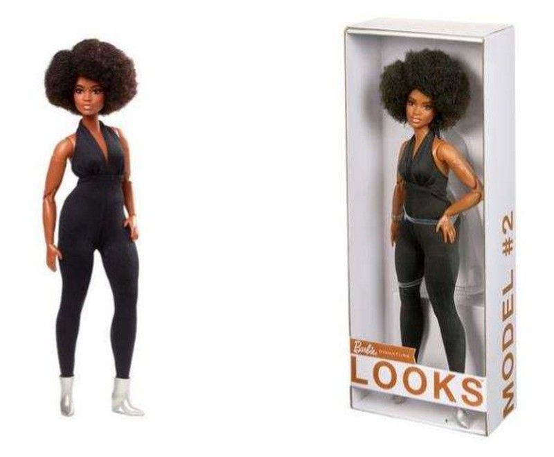 Barbie Movimiento Sin Limites Curvy Pelo Moreno — Dondino