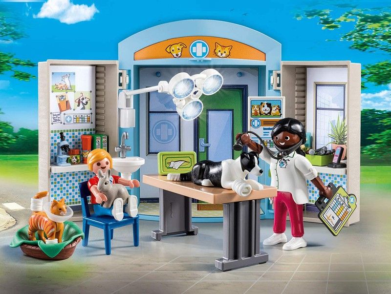 Coffre de Clinique Vétérinaire Playmobil — Dondino