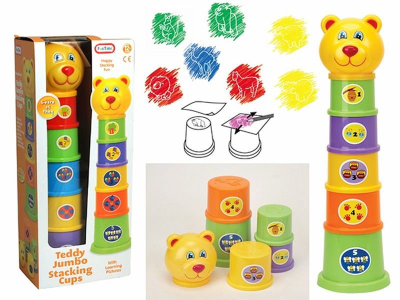 Teddy bear 5 pieces stackable — Dondino