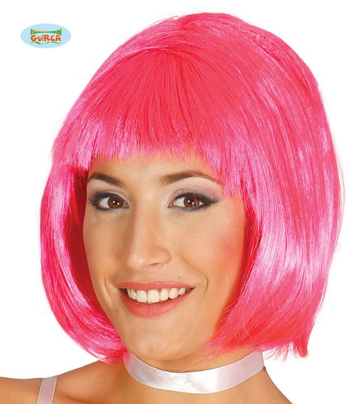 Peluca melena rosa — DonDino juguetes
