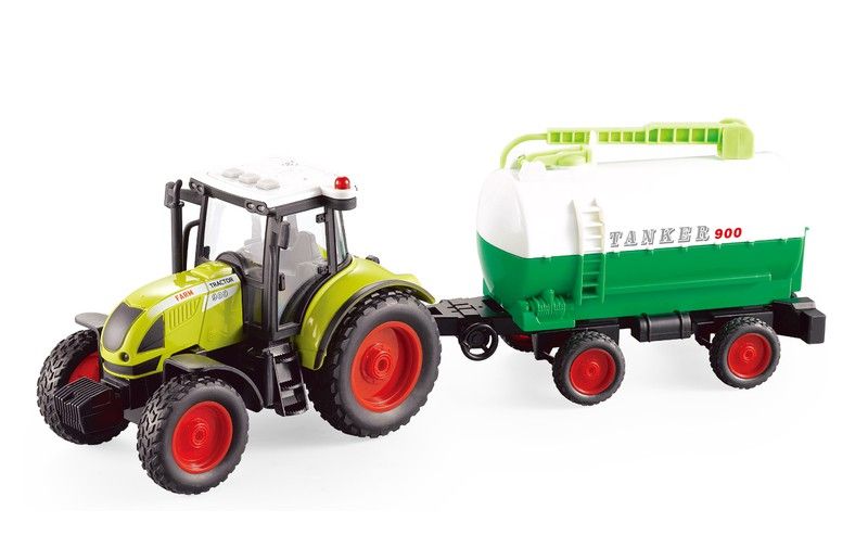 Tracteur avec remorque 3 assortis — Dondino